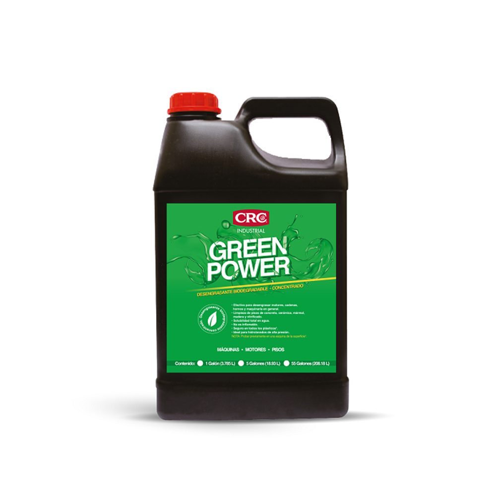 Desengrasante y limpiador biodegradable GREEN POWER 1 galón CRC | SUMICALI